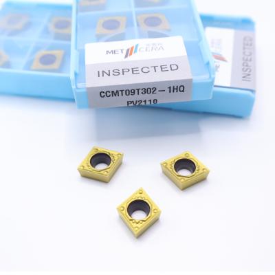 China Breukbestendigheid Cermet draaistool voegt goede oppervlakte gladheid CCMT09T302-1HQ Te koop