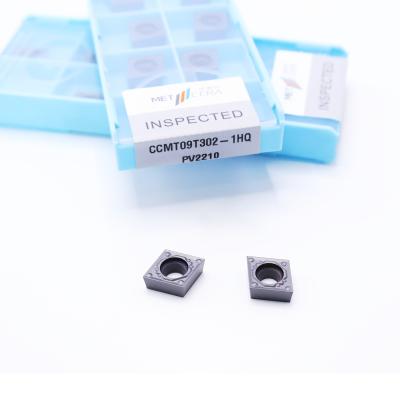 Chine Résistance à la fracture outil de tournage Cermet insère une bonne douceur de surface CCMT09T302-1HQ à vendre