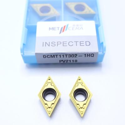 China Breukbestendigheid Cermet draaitool voegt goede oppervlakte gladheid DCMT11T302-1HQ Te koop