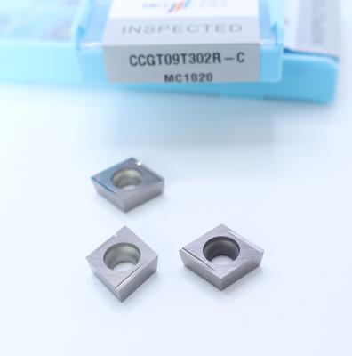 중국 금속 세라믹 톱니 삽입, 은 Cnc 기계 삽입 CCGT09T302R-C MC1020 판매용