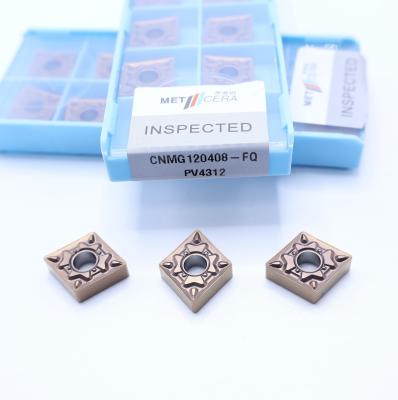 중국 외부 회전 CNC 턴 머신 삽입 HRA92.5 강도 CNMG120408-FQ PV4312 판매용