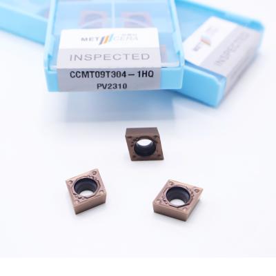 China Resistência à fratura Ferramenta de torneamento Cermet Insere boa suavidade da superfície CCMT09T304-1HQ PV2310 à venda