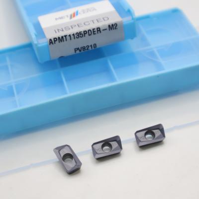 China Carbide Milling Inserts For Stainless Steel Hard Alloy APMT1135PDER-M2 APMT1604PDER-M2 for sale