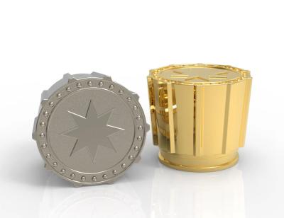 China Casquillo lujoso y abundante del perfume de Zamak pulido o que quita las rebabas en venta