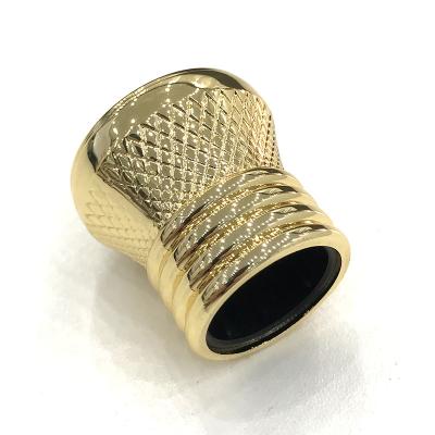 중국 둥근/사각/장방형/주문을 받아서 만들어지는 매끄러운 표면 Zamac 냄새 마개 병 마개 판매용