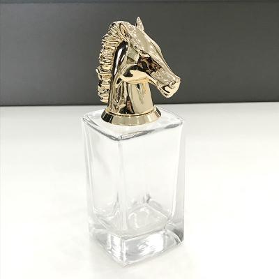 China Superfície lisa Zamac Botella de perfume tampa 32 * 56 * 57mm cor personalizada 10000pcs à venda