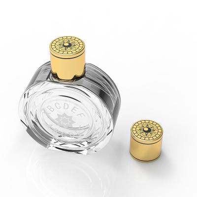 China Espejo Zamak Perfume Caps Forma rectangular con diseño personalizado en venta