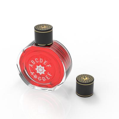 China Espejo Zamak Perfume Caps Forma rectangular con diseño personalizado en venta