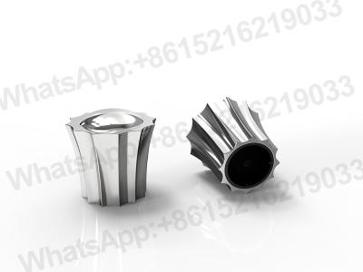 China Espelho acabamento Zamak Protector de Perfumes Peso personalizado Formas redondas e quadradas à venda