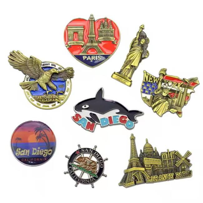 Metal Fridge Magnets Souvenir Gift Local Landmark Building