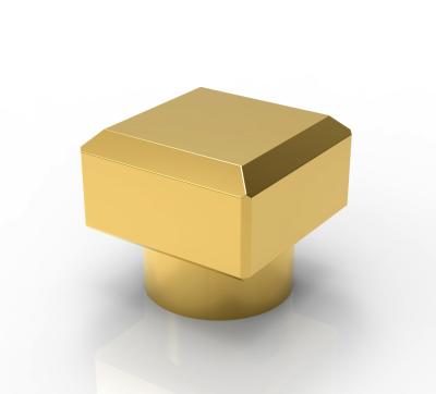 China Factory Customized Logo Premium Glossy Square-Shaped Cap Perfume Cap for Fea 15 for sale