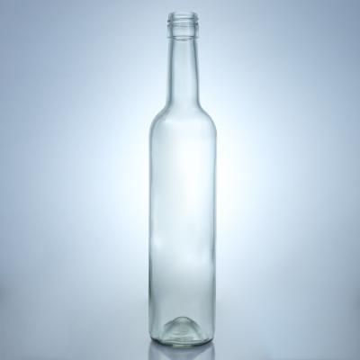 Cina 500 ml bottiglia di liquore di vetro per whisky gin rum vodka Decal superficie manipolazione e avvitamento in vendita