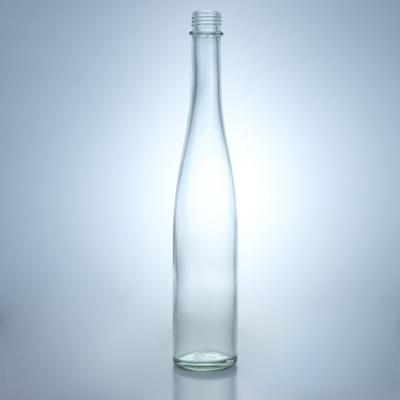 Cina Contenitore per bevande Bottiglia di vetro di super pietra alta e sottile con tappo a vite in vendita