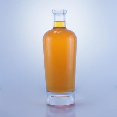 Cina Bottiglia di liquore in vetro da 750 ml con tappo di sughero e tappo personalizzato in vendita