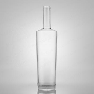 Cina Bottiglia di vetro con logo personalizzato per rum vodka whisky tequila gin 750ml Super Flint Glass in vendita