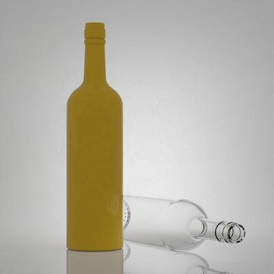 Cina Super Flint Rum Vodka Whisky Tequila Gin Bottiglia di vetro con tappo 750ml 620g Alcolici industriali in vendita