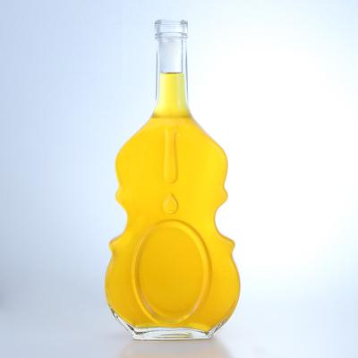 Cina Bottiglia di vetro per vini e bevande di superficie Decal 350 ml 500 ml 750 ml Capacità in vendita