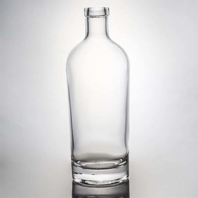 Cina Tappo a vite 750 ml 1000 ml di gin di roccia trasparente rum champagne liquore bottiglia di vetro con tappo di legno in vendita