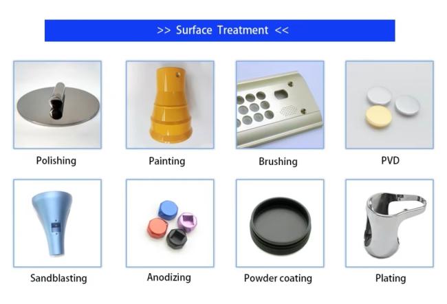 Precision CNC machined aluminum part with blue hard anodized finish