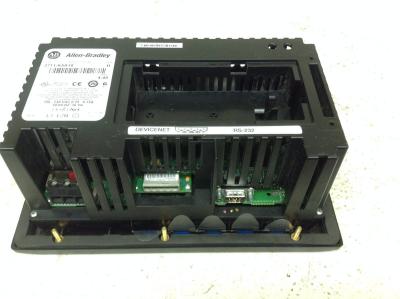 China Black HMI Touch Screen Terminal Allen Bradley Panelview 550 2711-K5A10 Ser H for sale