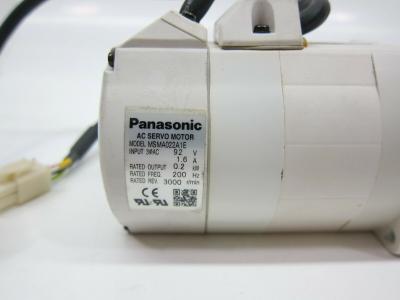 중국 Panasonic 새로운 본래 포장 자동 귀환 제어 장치 모터 MSMA022A1E는 일본에서 만듭니다 판매용