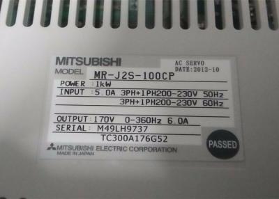 China MITSUBISHI-Wechselstromservofahrer-VERSTÄRKER MR-J2S-100CP industrieller schwanzloser Prüfer 1KW NEU zu verkaufen
