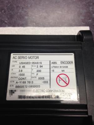 China Servos motores da C.A. de Yaskawa USAGED-03C21S 8192 P/R 0.3kW incremental à venda
