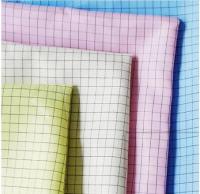 Quality Twill Cleanroom Antistatic ESD Fabric 5mm Grid Cloth For Industry Wokerwear for sale