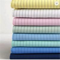 Quality Uniforms Esd Clothing Material 100% Polyester Plaid Electrically Conductive Fiber Fabric for sale