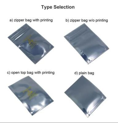 Customized Printing Resealable ESD Antistatic Electronic Packaging Aluminium
