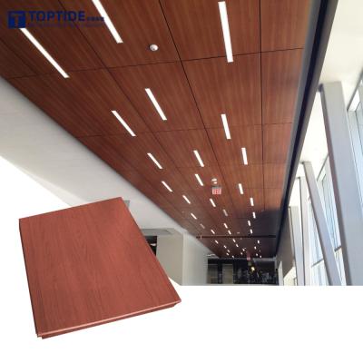 Cina 0.6mm Spessore Piastrelle di soffitto in metallo di alluminio resistenti all'abrasione Facile da installare in vendita