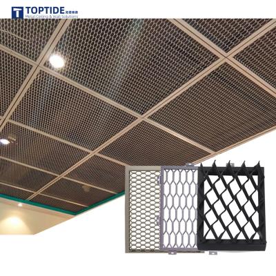 Cina Partita del soffitto della rete metallica resistente all'usura con possibilità di apertura personalizzate in vendita