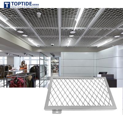 Cina Pannello di soffitto in maglia di metallo certificato ISO9001 per soluzione di soffitto personalizzabile in vendita