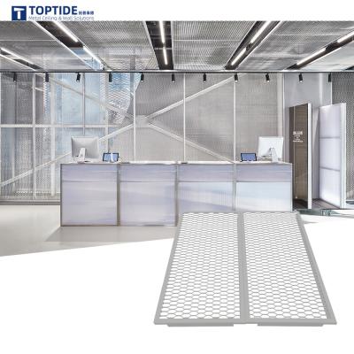 Cina soffitto perforato di maglia di alluminio per edifici commerciali in vendita