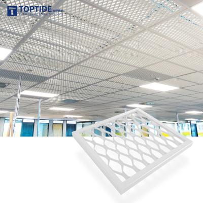 Cina Pannello di soffitto in maglia di metallo personalizzato per un design interno elegante e moderno in vendita