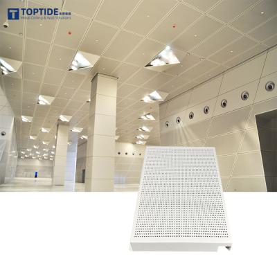 Cina Pannello di soffitto in lega di alluminio ignifuge bianco - superficie liscia di 1220 mm in vendita
