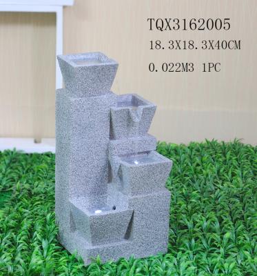 Cina Fontana della pompa idraulica di Polyresin di elettricità, fontane decorative all'aperto in vendita