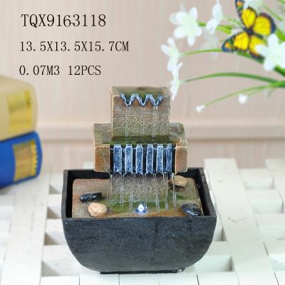 Cina Fontane da tavolo su misura di Polyresin con il cambiamento di colore di luci in vendita