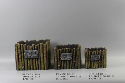Cina Contenitore succulente della pianta del cactus del cemento del fiore della piantatrice di progettazione verde dell'interno del recinto in vendita
