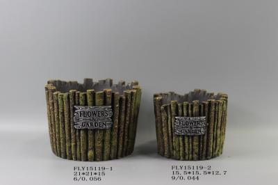 Cina Progettazione succulente del ramo di albero della piantatrice del cemento da tavolo di Diy per le piante delicate in vendita