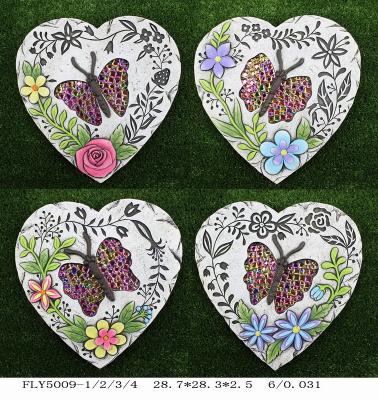 Cina Pavimentazione ceramica a forma di del percorso di via della pietra facente un passo del piede delle decorazioni del giardino del cuore in vendita