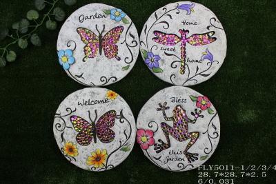 Cina Pietre facenti un passo farfalla del giardino decorativo ceramico e progettazione della libellula in vendita