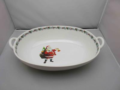 Cina Insiemi ceramici del padellame di Natale di festa del piatto di Natale della bella porcellana in vendita