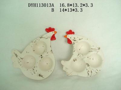 Cina Uova di Pasqua Ceramiche personali regalo ceramico di Natale di progettazione del pollo per la famiglia in vendita