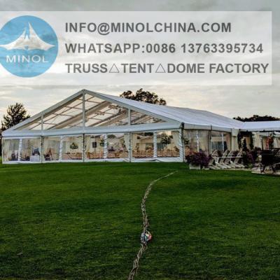 China Hartgepresstes Festzelt-Zelt 850gsm weißes PVC im Freien beschichtet zu verkaufen
