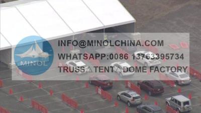China Aluminiumlegierungs-halb dauerhafte Zelt-Struktur mit entfernbaren Seitenwänden zu verkaufen