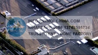 China Schutzimpfungs-Zelt flammhemmende 50x100m des großen Umfangs Covid-19 zu verkaufen