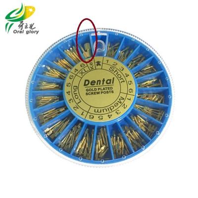 Cina Dorato dentario ortodontico della posta della vite placcato/tipo di titanio/dell'acciaio inossidabile facoltativo in vendita
