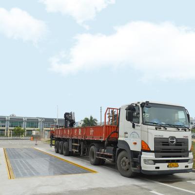 China escalas do peso do veículo da espessura de 10mm, feixe em forma de u da máquina do peso do caminhão à venda