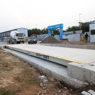 China Báscula eletrônica do caminhão do caminhão da plataforma 60T 80T do feixe de U à venda